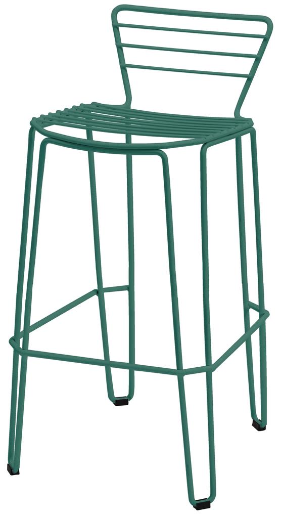 ISIMAR - Barová židle MENORCA nízká - zelená
