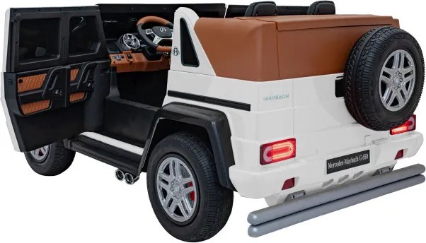 Elektrické autíčko Mercedes Benz MAYBACH G650 STRONG bílé