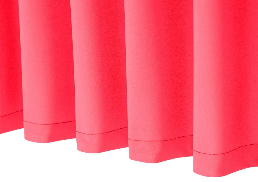 Biante Dekorační závěs Rongo RG-046 Neonově růžový 140x140 cm