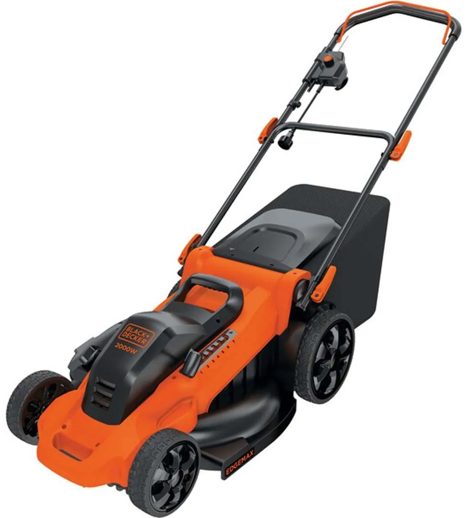 BLACK+DECKER - Elektrická sekačka na trávu 2000 W, záběr 48 cm LM2000-QS
