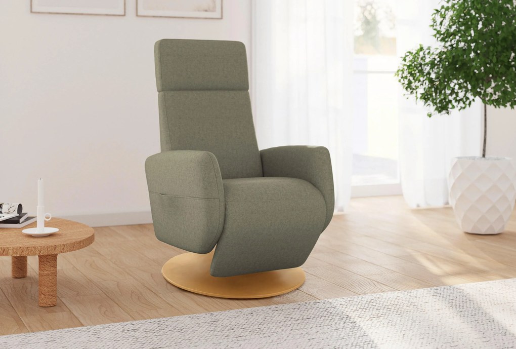 XXXLutz RELAXAČNÍ KŘESLO, textil, olivově zelená Sit & More - Online Only křesla & taburety - 0001440161G3