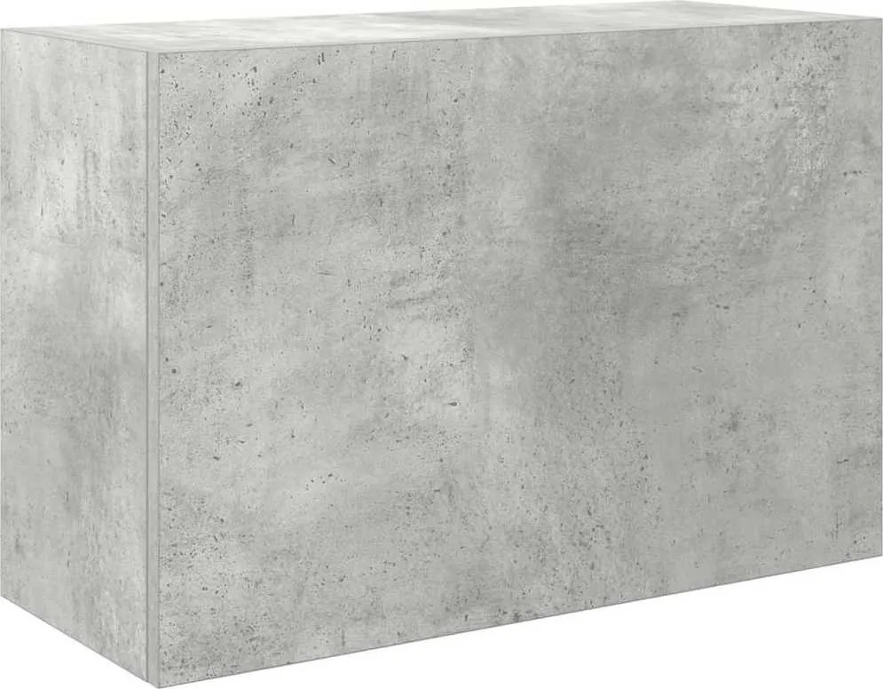 vidaXL Koupelnová nástěnná skříňka 60 x 25 x 40 cm kompozit [860070] Barva: kouřový dub
