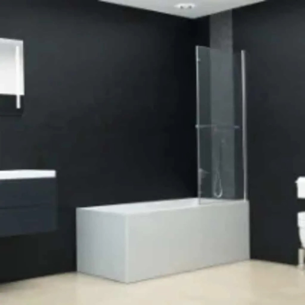 Skládací sprchový kout se 2 panely ESG 95 x 140 cm 144678