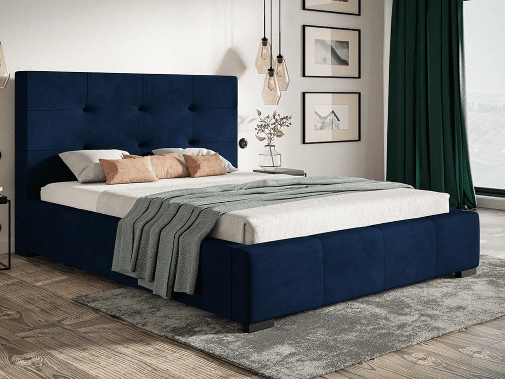 Velká postel do ložnice 200x200 cm Flavia Barva: Vlastní výběr - Cena na dotaz