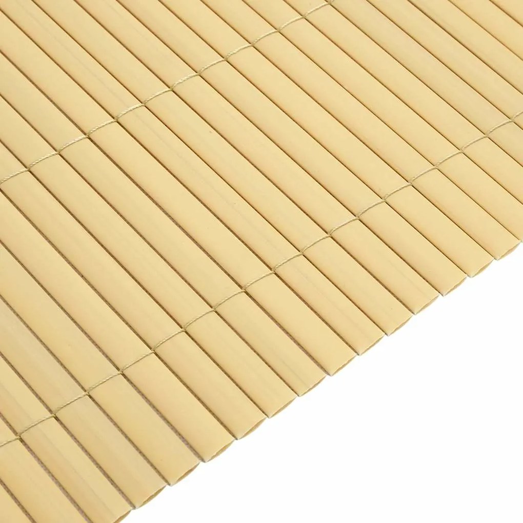 Oboustranný zahradní plot 110 x 400 cm žlutý 317158