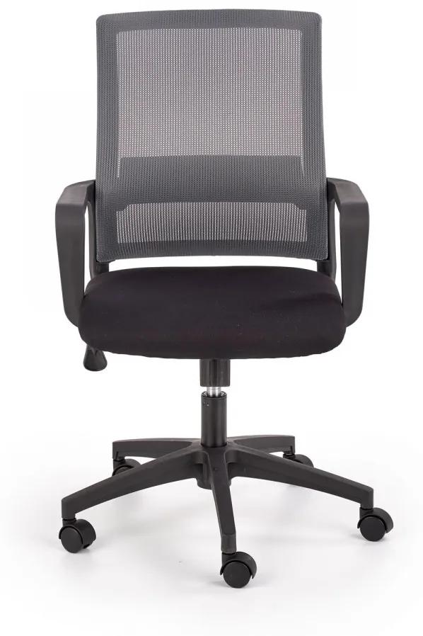 Kancelářká židle Manu černá/šedá
