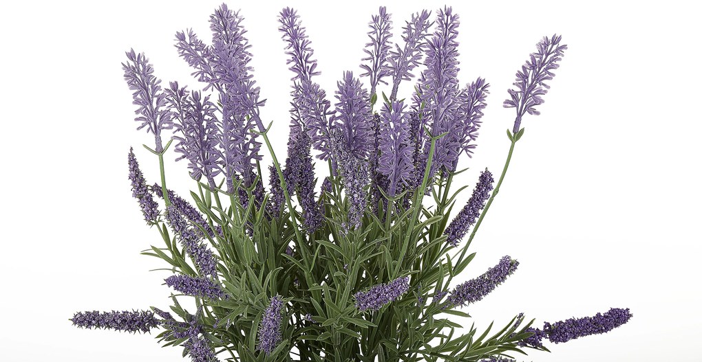 Umělá rostlina v květináči 42 cm LAVENDER PLANT Beliani