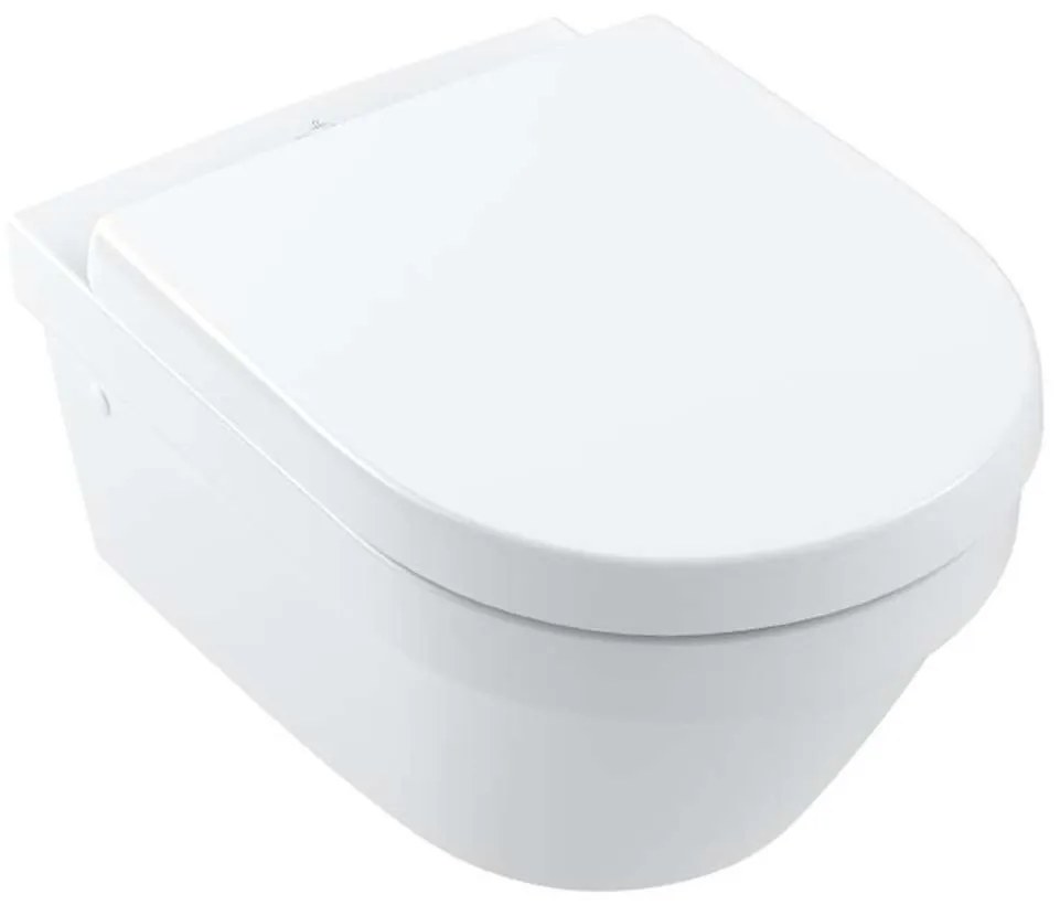 Villeroy & Boch Architectura - Závěsné WC se sedátkem SoftClosing, DirectFlush, CeramicPlus, alpská bílá 4694HRR1