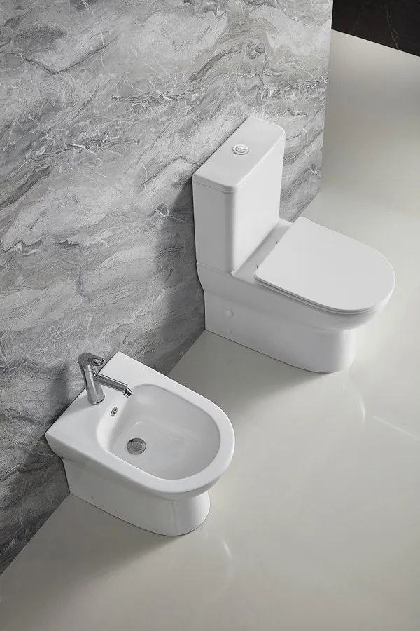 Aqualine JALTA WC kombi 37 x 78,5 x 63 cm Rimless spodní/zadní odpad bílá PB103RW