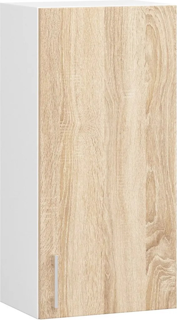 Závěsná kuchyňská skříňka Lima W40 720 bílá/dub sonoma