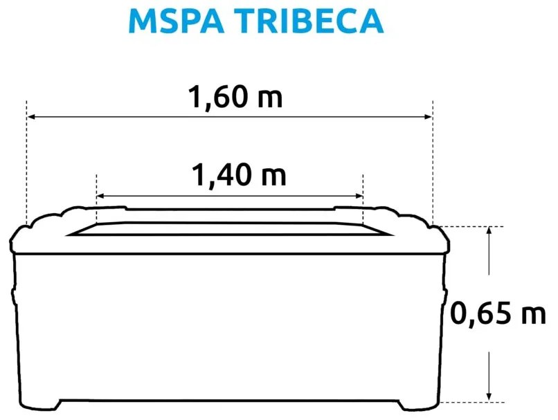 Vířivý bazén MSPA  TRIBECA