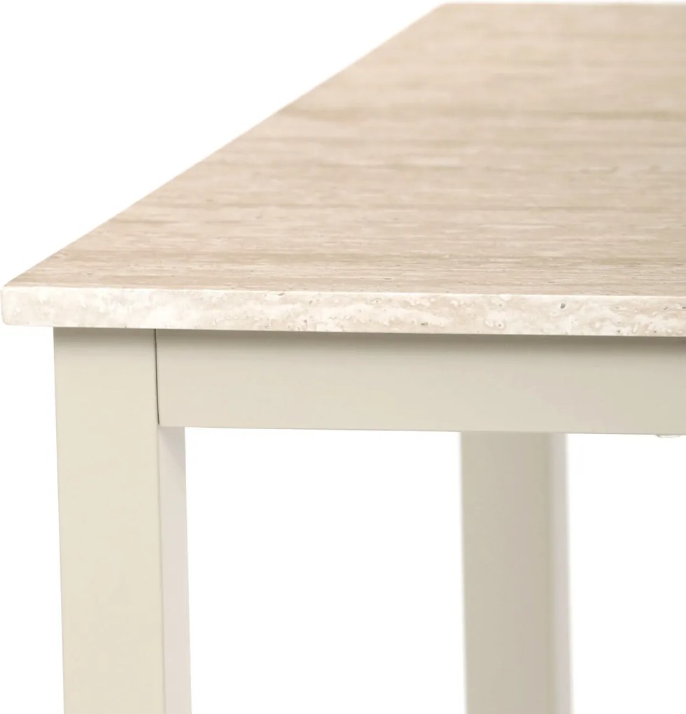 Jídelní stůl 110x70x75cm, mdf, travertin, GDT-202 TRV