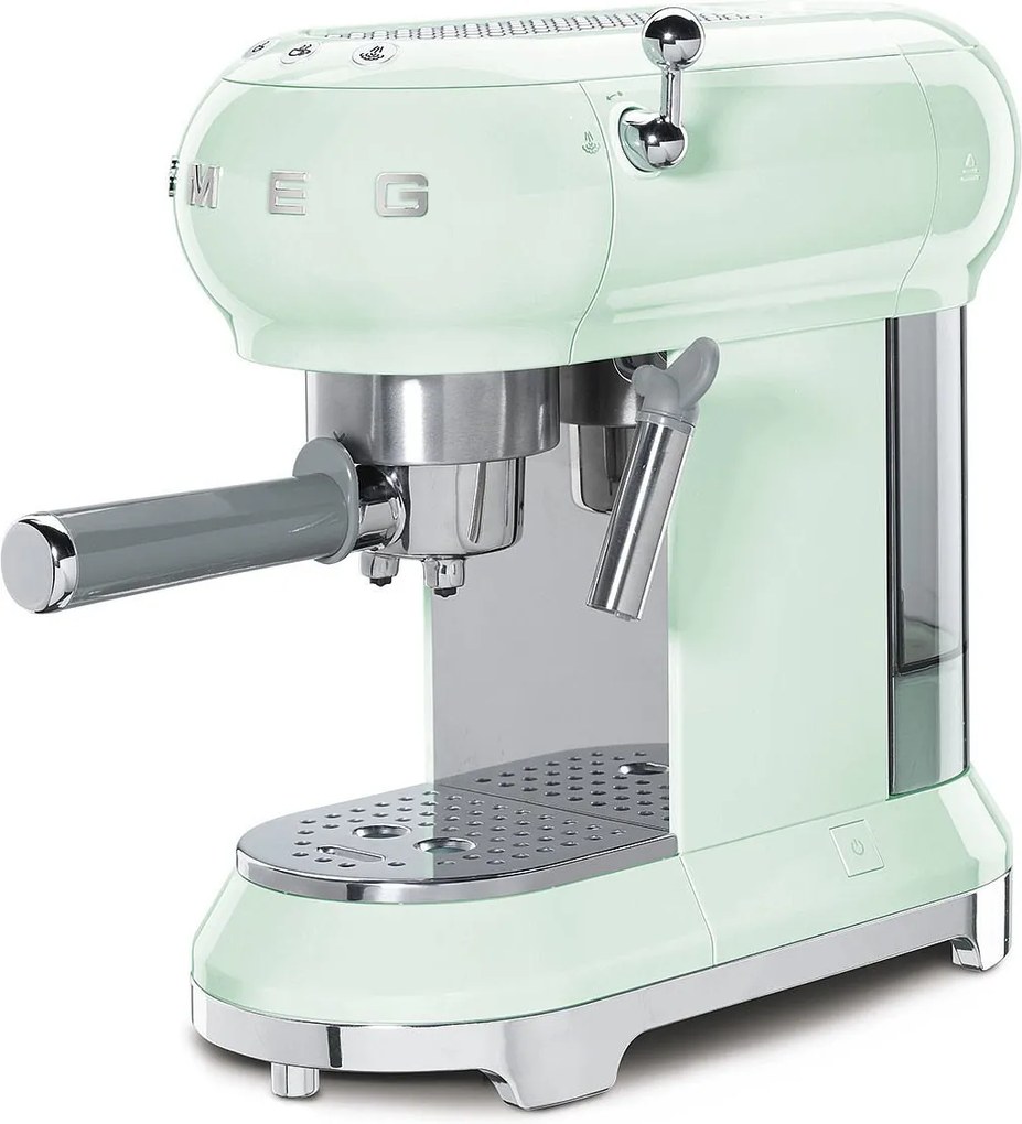 Kávovar Smeg 50´s Retro Style ECF01, pastelově zelený