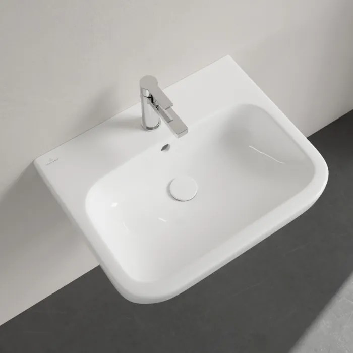 Villeroy & Boch ARCHITECTURA - Umyvadlo, 600x470x180 mm, s přepadem, bílá alpin 41886G01