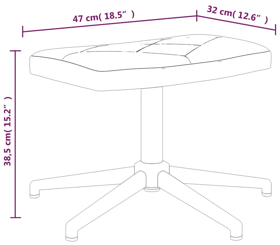 vidaXL Marketos Relaxační křeslo se stoličkou patchwork textil