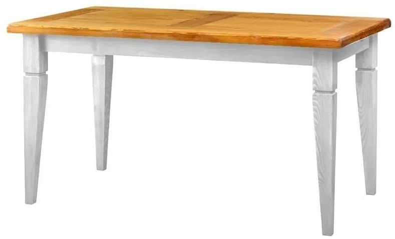 ARTEN Rustikální jídelní stůl POPRAD MES03A - borovice (bílý vosk) ROZMĚR: (š/h/v) 200 x 100 x 76 cm