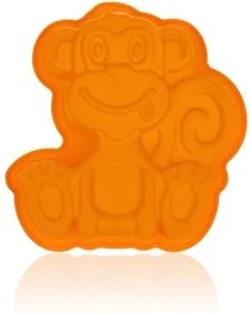 BANQUET Silikonová forma opička 19,5x19,5x4,7cm Culinarie orange 3122030O