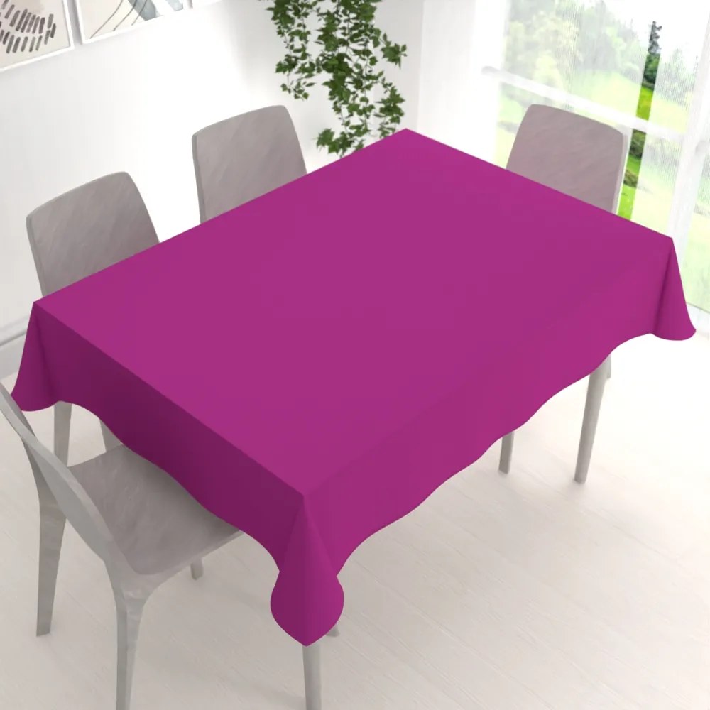 Biante Dekorační obdélníkový ubrus Rongo RG-092 Purpurový 140x180 cm