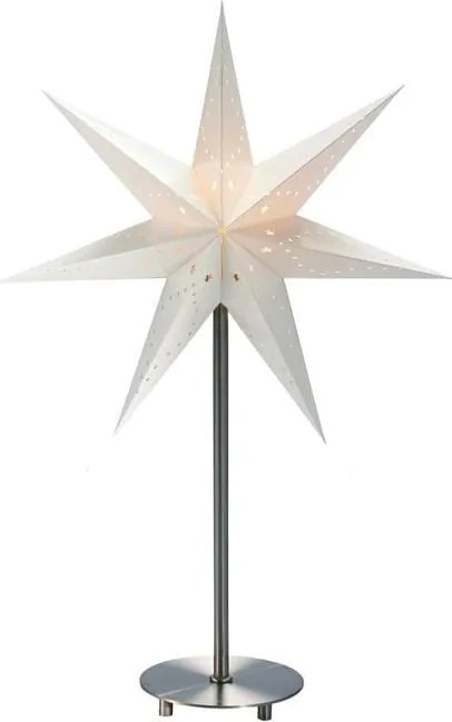 Bílá světelná dekorace Markslöjd Saturnus, výška 52 cm