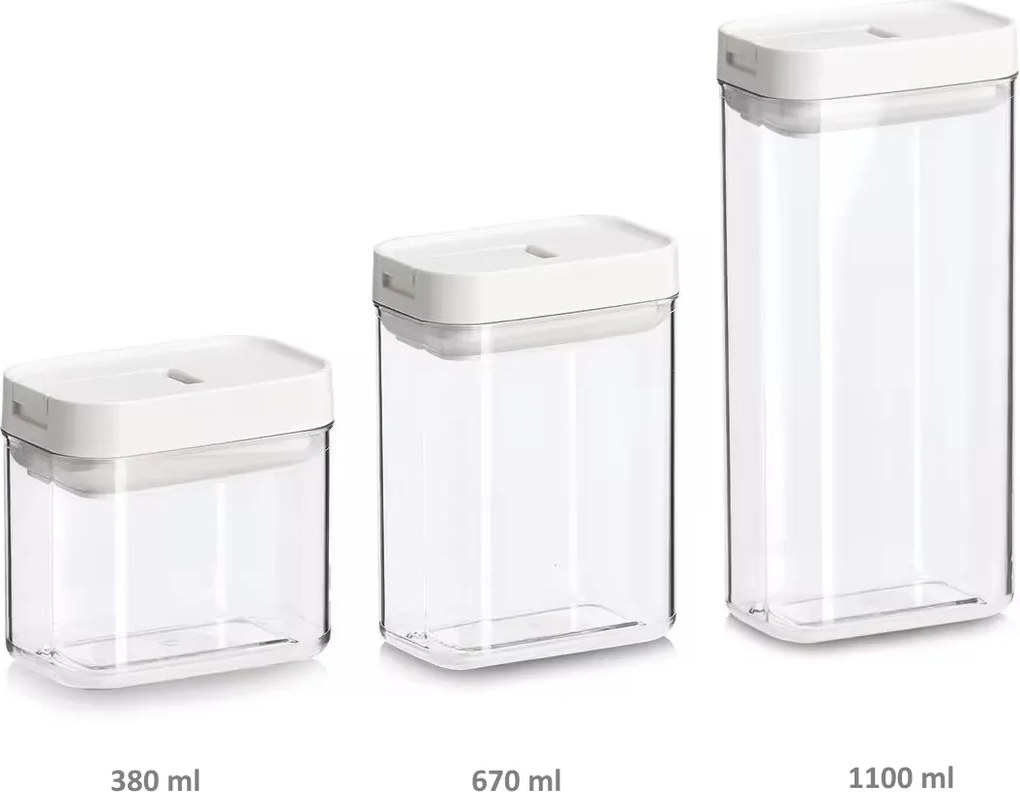 Zeller Present Dóza na potraviny, vzduchotěsné víko, 1100 ml, COMPACTA