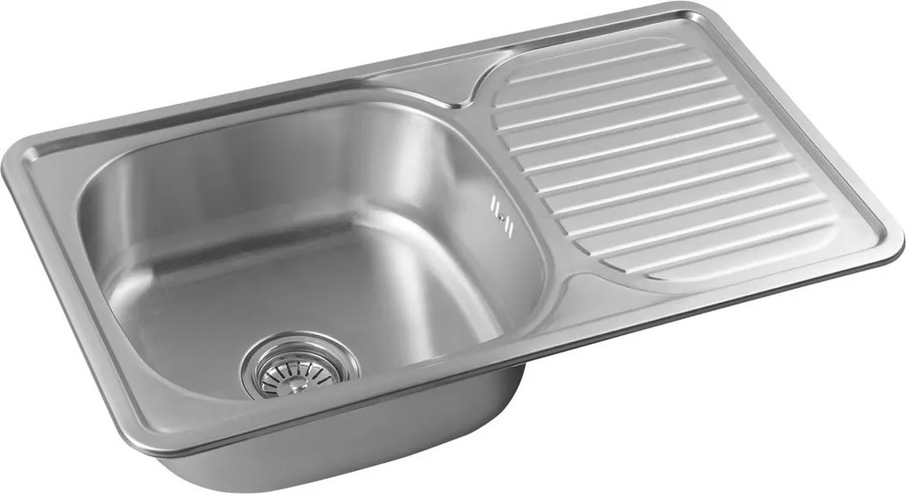 Aqualine Aqualine, Nerezový dřez 76x18x42cm, AQ7642B
