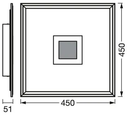 Ledvance- LED RGBW Stmívatelné stropní svítidlo SMART+ PLANON LED/24W/230V Wi-Fi