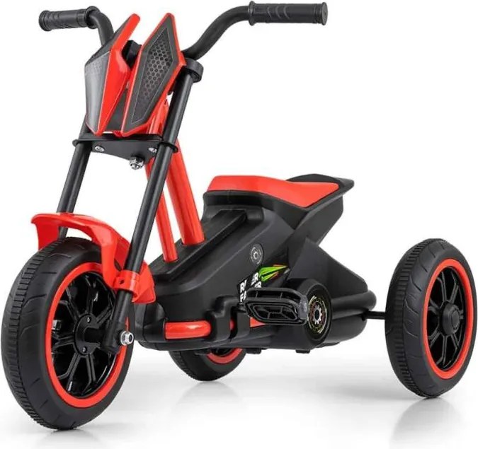 Dětská šlapací motokára Go-kart Milly Mally Rider červená