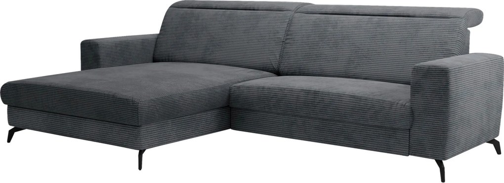XXXLutz ROHOVÁ SEDAČKA, textil, šedá Sit & More - Sedací soupravy - 000144000214