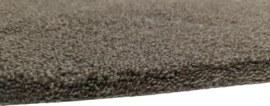 Lano, Metrážový koberec Supersoft 420 hnědý, na míru, šíře 4m, hnědá, ab (mřížka), kancelář