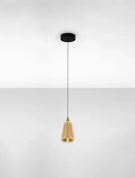 Minimalistický lustr Alish 1 Zlatá
