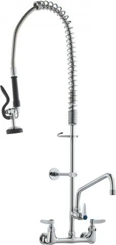 Komerční baterie s oplachovacím rozprašovačem, 91,4 cm výška, 20,3 cm střed, 30,5 cm