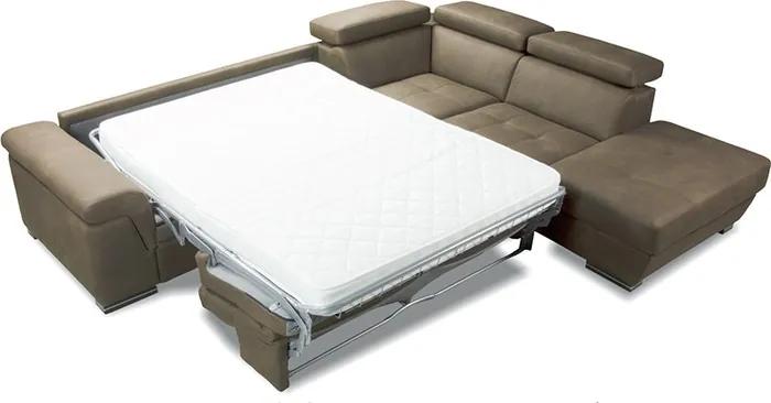 Pregio Italia sofa&relax Rozkládací sedačka na spaní Prince Provedení: 3/postel+roh+křeslo+ukonč.úlož.boxem, Vzorník látek: alabama19
