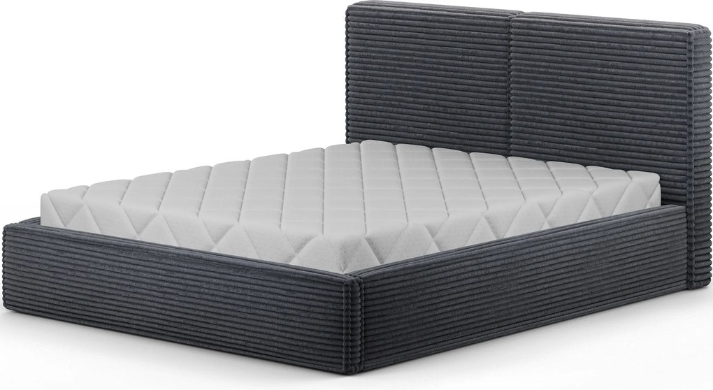 Pesillo postel + Dřevěný rám/Standardní zdvih/kontejner 140x200