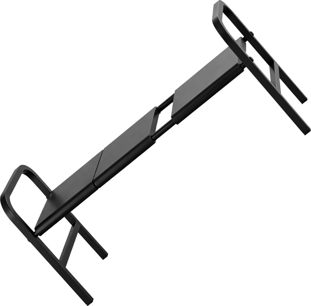 Camerazar Kovová police - Organizér kuchyňských skříněk 53–88 cm Černá