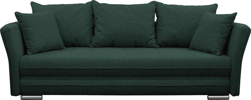 XXXLutz ROZKLÁDACÍ POHOVKA, textil, tmavě zelená MID.YOU - Rozkládací pohovky - 001574003703