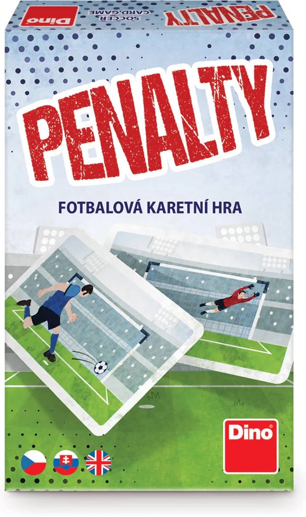DINO Hra Penalty cestovní fotbalová karetní *SPOLEČENSKÉ HRY* dn622579