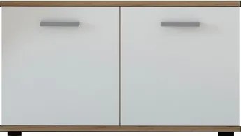 Botník Santo 80 cm dub Wotan/bílý