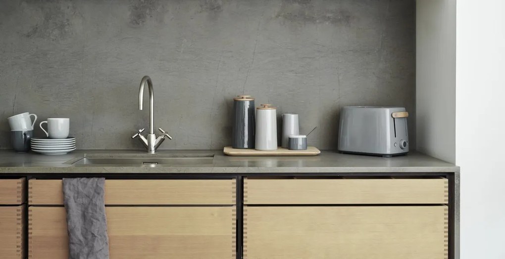 Dóza na kávu 500 g Stelton EMMA - dark grey