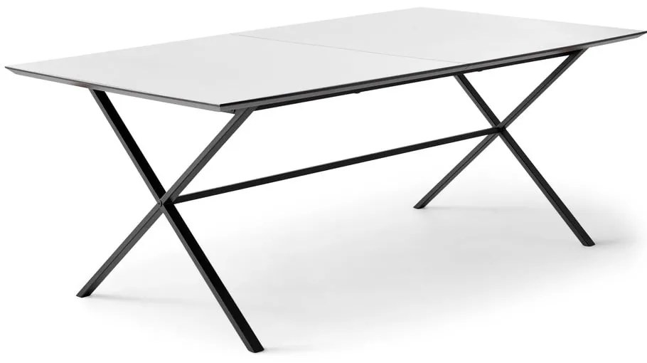 Rozkládací jídelní stůl s bílou deskou a přídavnou deskou 90x165 cm Meza – Hammel Furniture