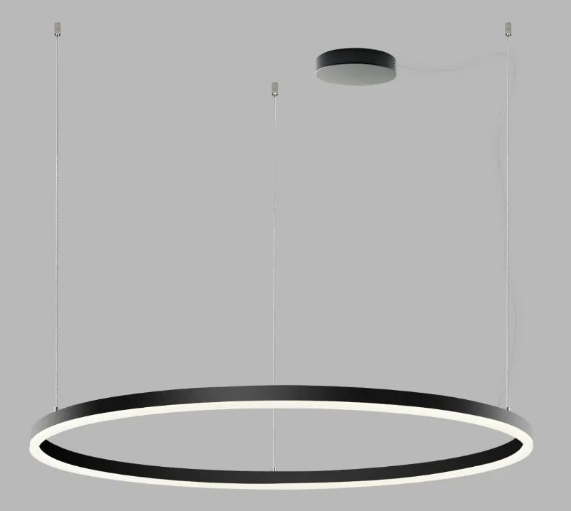 Závěsné led svítidlo LED2 Circle Barva: Černá, Chromatičnost: 3000K Dálkové ovládání, Ø - Průměr: 100cm
