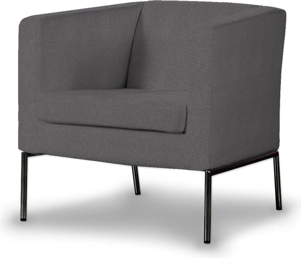 Potah na křeslo IKEA Klappsta barva šedá látka pletený vzor