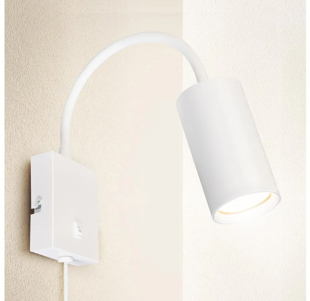 Brilagi - Flexibilní nástěnná lampa SELE 1xGU10/30W/230V bílá