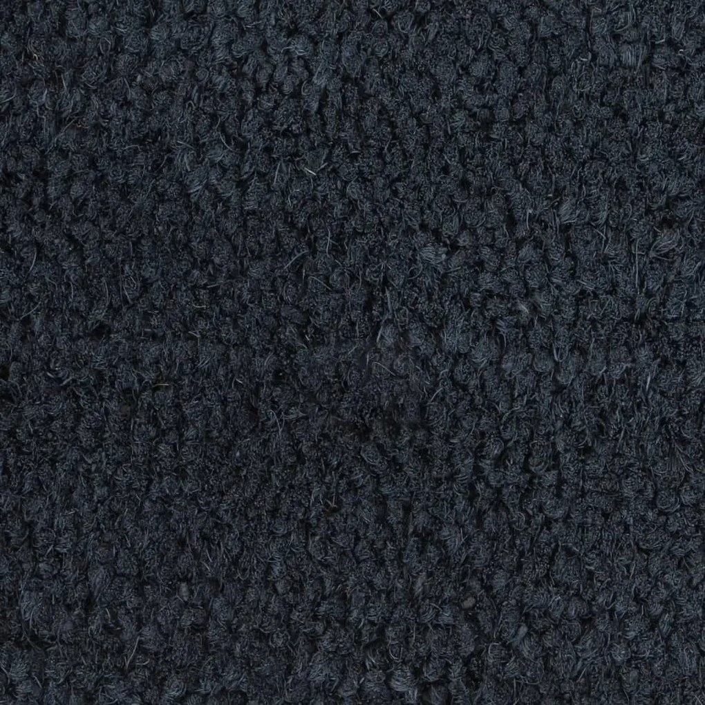 Rohožka před dveře tmavě šedá 100 x 300 cm kokosové vlákno 155595