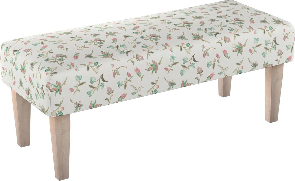 Dlouhá lavička 100x40cm barva vícebarevná látka vzorované