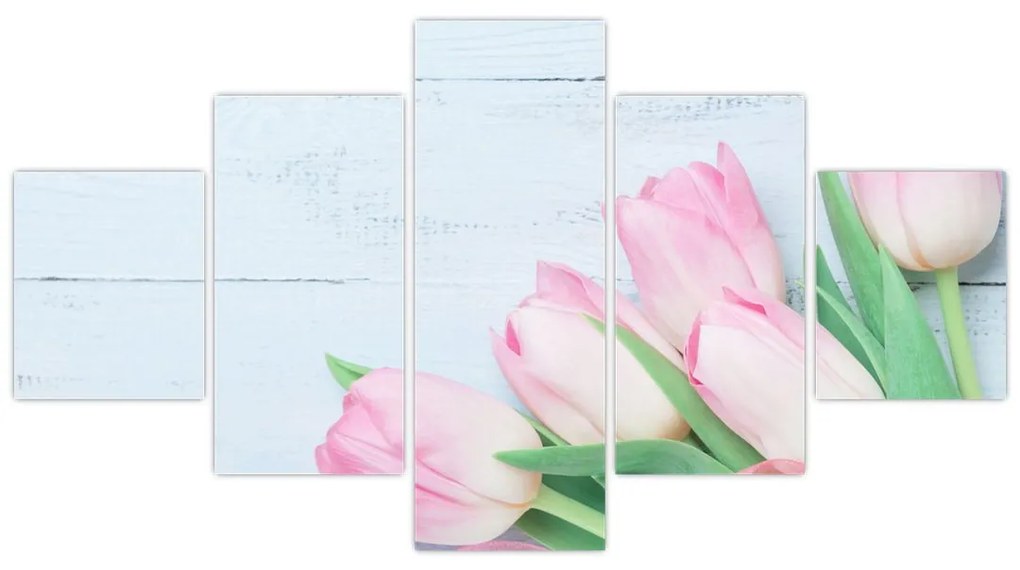Obraz - Kytice tulipánů (125x70 cm)