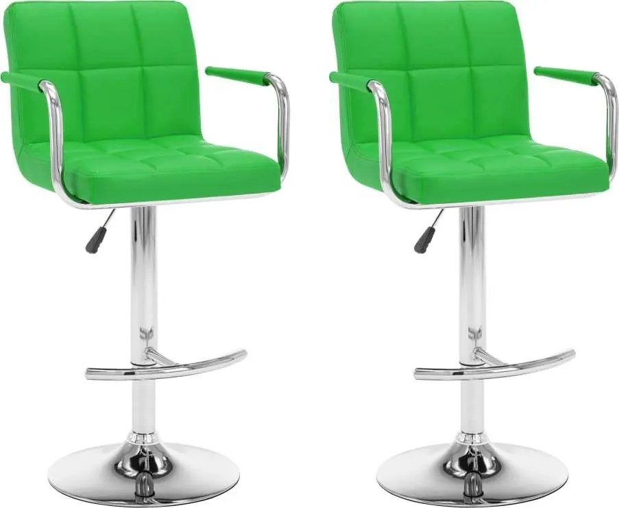 vidaXL Barové stoličky 2 ks umělá kůže [323624] Barva: krémová
