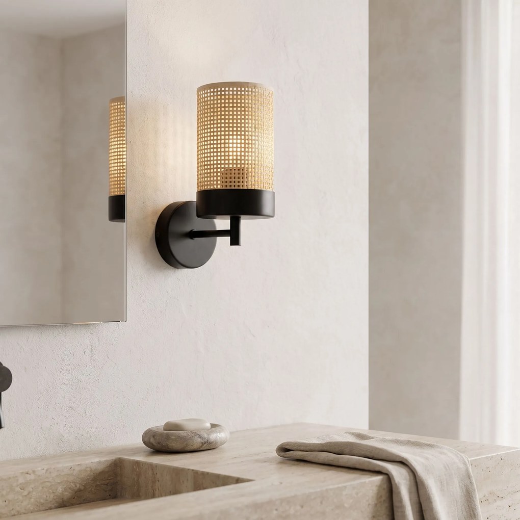 Toolight Rea, nástěnné svítidlo APP1903-1W, 60W, IP20, černá, OSW-63002
