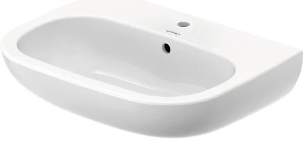 Duravit 23106000002 - Závěsné umyvadlo D-CODE 60x46 cm keramika/lesklá bílá