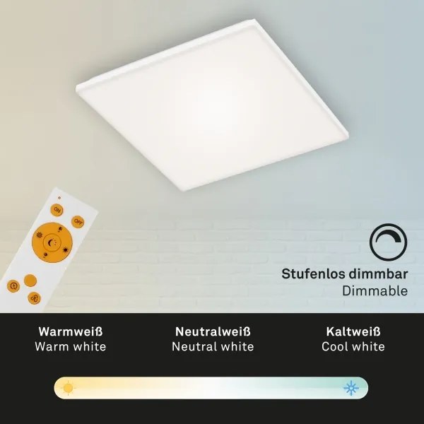 Briloner 7378-116 - LED Stmívatelné stropní svítidlo FRAMELESS LED/24W/230V + DO