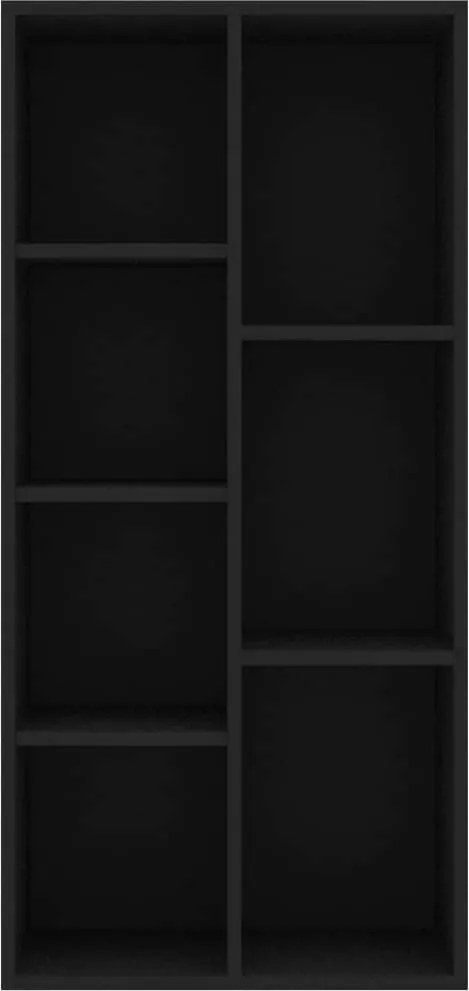 vidaXL Knihovna 50 x 25 x 106 cm dřevotříska [801115] Barva: kouřový dub